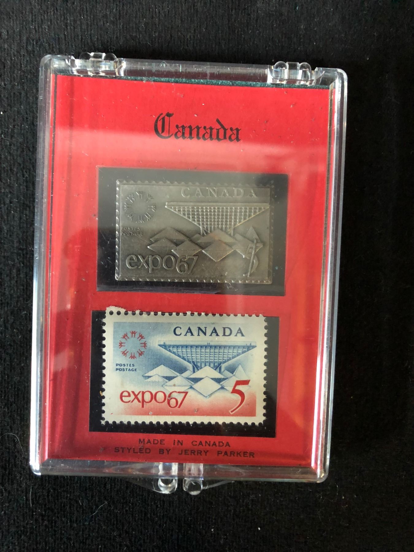 EXPO 67 STAMP AND STERLING SILVER STAMP SET