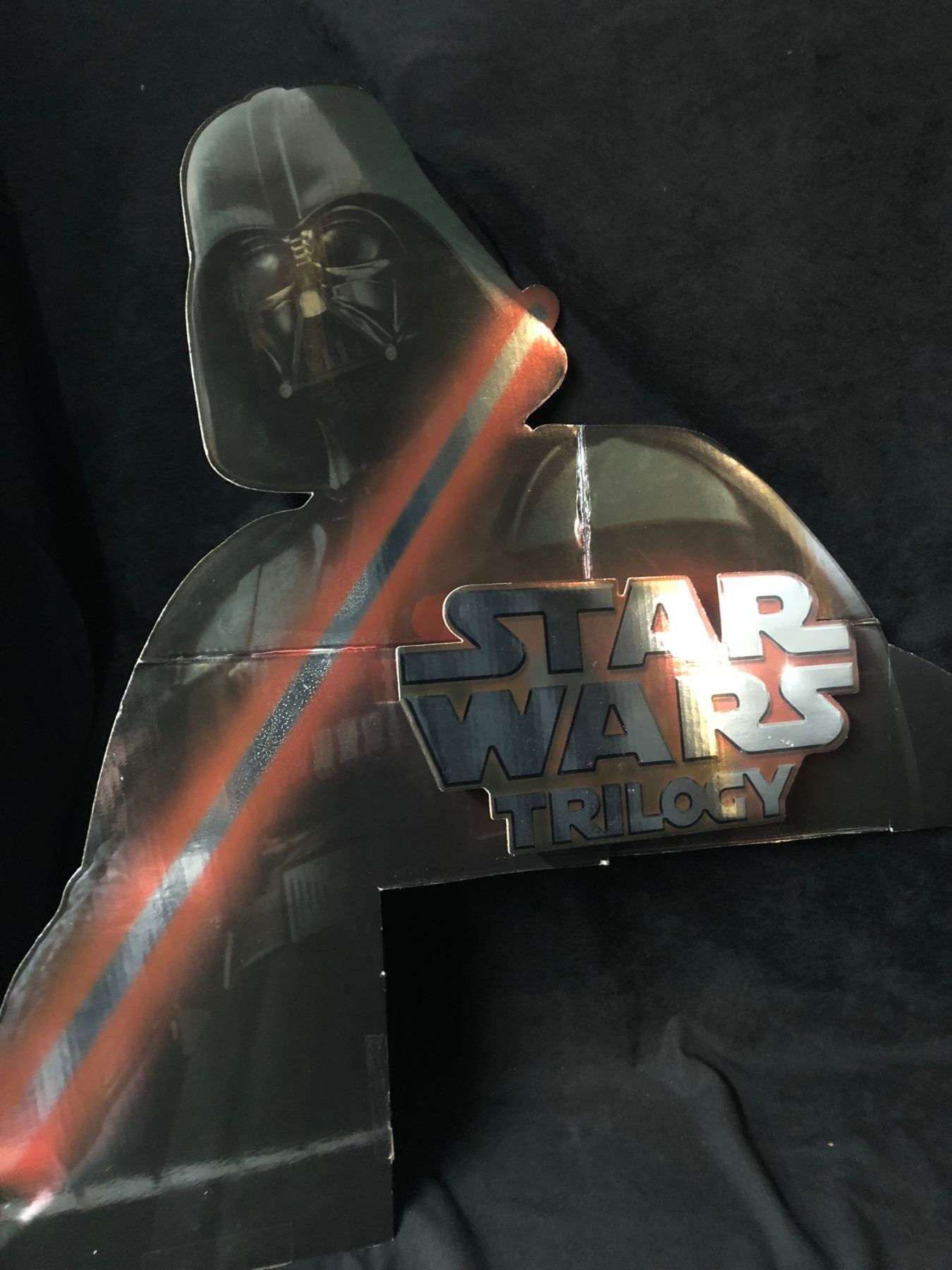 STAR WARS TRILOGY POP UP CARD BOARD DISPLAY