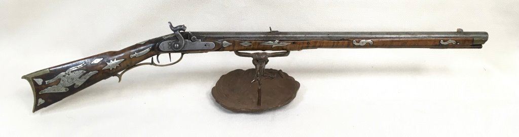 Rare Child's Full Stock Percussion Rifle 1800's