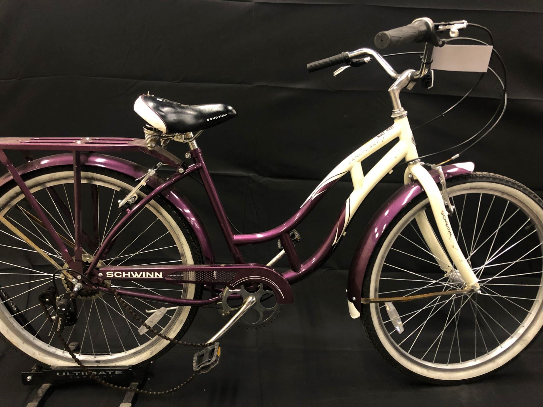 Purple Schwinn Sanctuary 7 Speed Easy Step Cruiser Bike Test Site