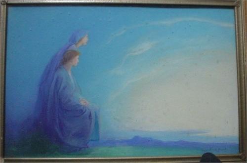 Arild Rosenkrantz (1870-1964) Danish pastel, The Coming Day, signed, 16 ...