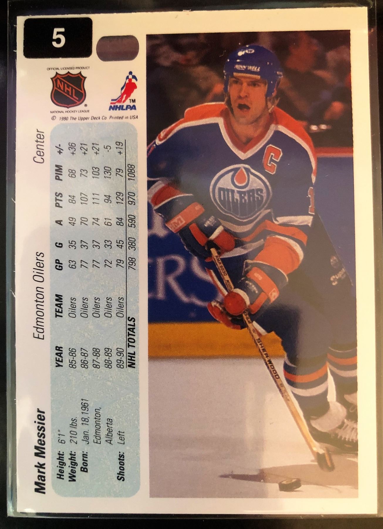 1990-91 Upper Deck Mark Messier #44