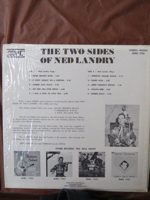 LOT OF 5 LP ALBUMS (LAWRENCE WELK, NED LANDRY, RHYTHM PALS, WALTER ...