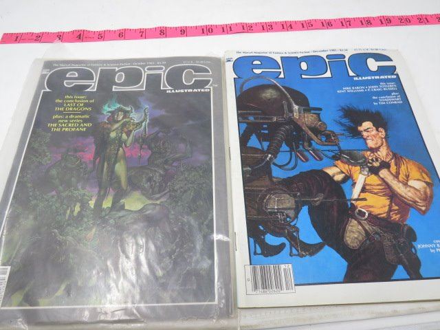 2 MAGAZINES (EPIC ILLUSTRATED) *1983, 1985*