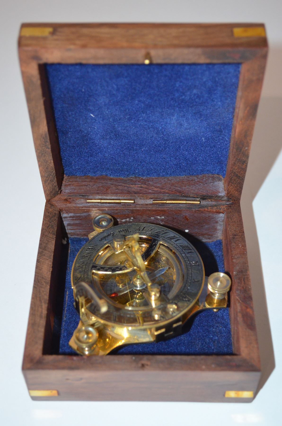 Vintage West London Brass Compass