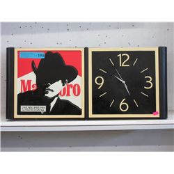 Vintage Marlboro Cigarette Wall Clock