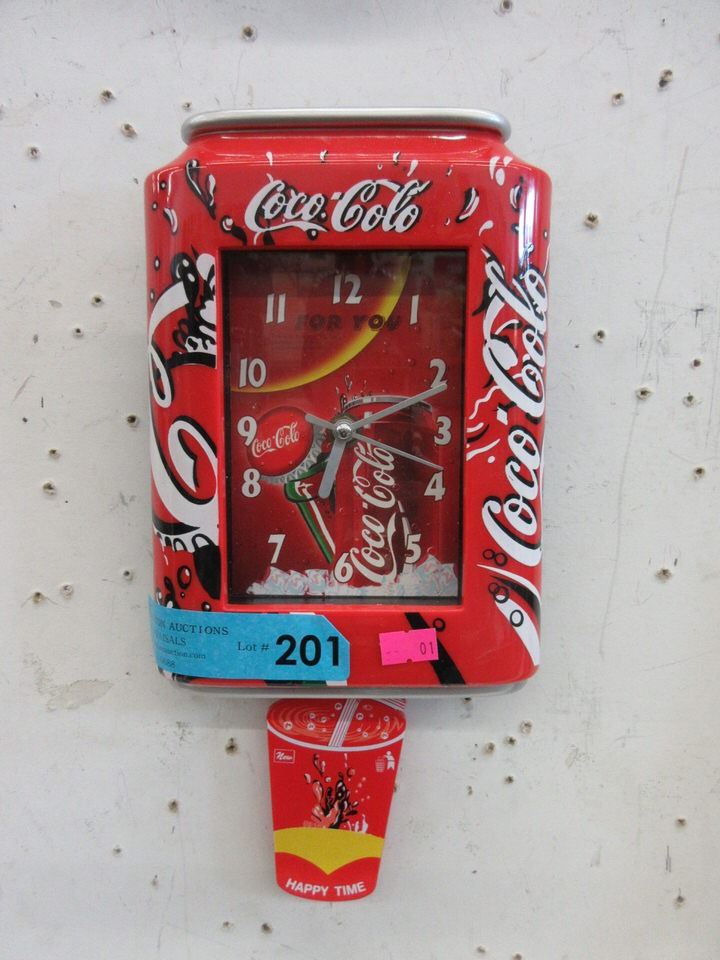 Coca-Cola Pendulum Wall Clock