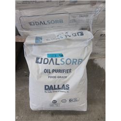 Five 50 lb. Bags of Dalsorb Food Grade Oil Purifier