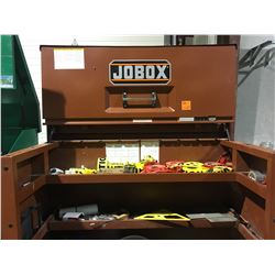 Jobox large locking jobsite tool carrier mobile