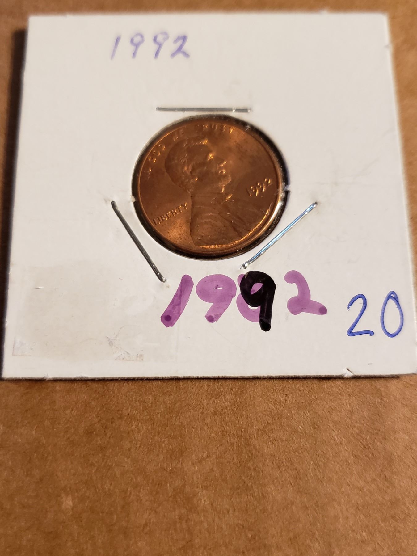 1992 Lincoln Penny Great Detail