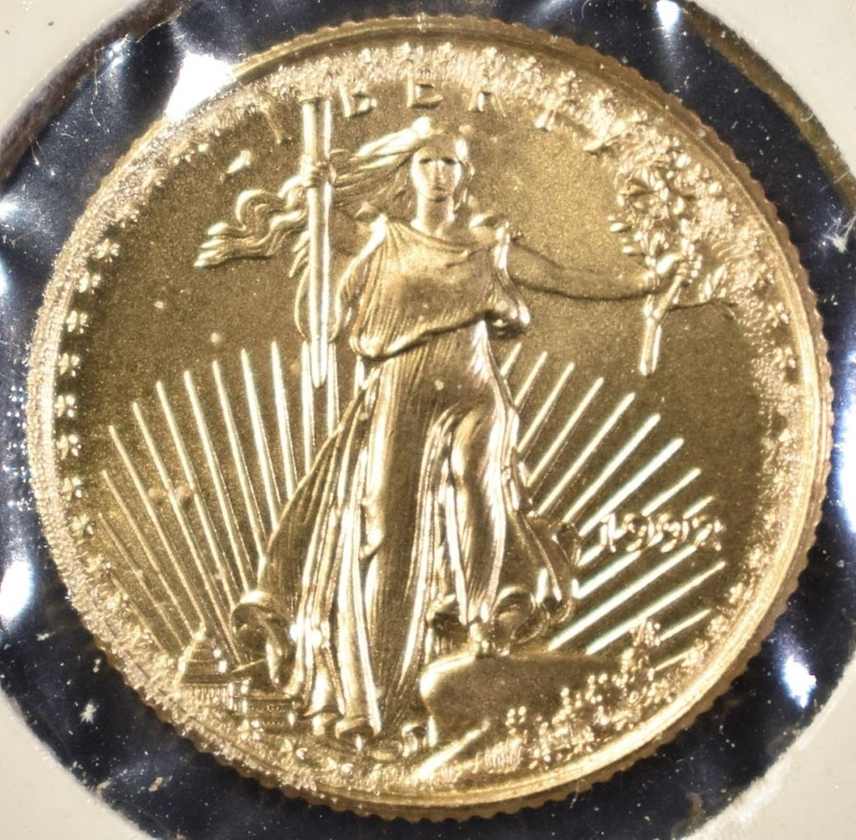 1992 1/10th OUNCE GOLD AMERICAN EAGLE