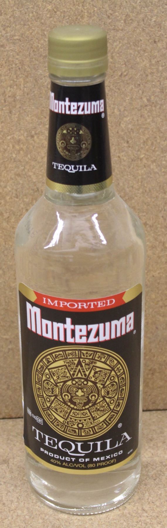 BOTTLE OF MONTEZUMA TEQUILA