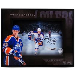 Wayne Gretzky Signed Oilers "Center Ice" 16x20 Shadow Box Display (UDA COA)