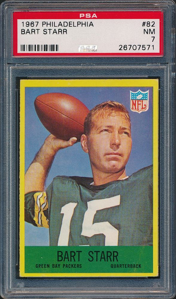 1967 Philadelphia #82 Bart Starr (PSA 7)