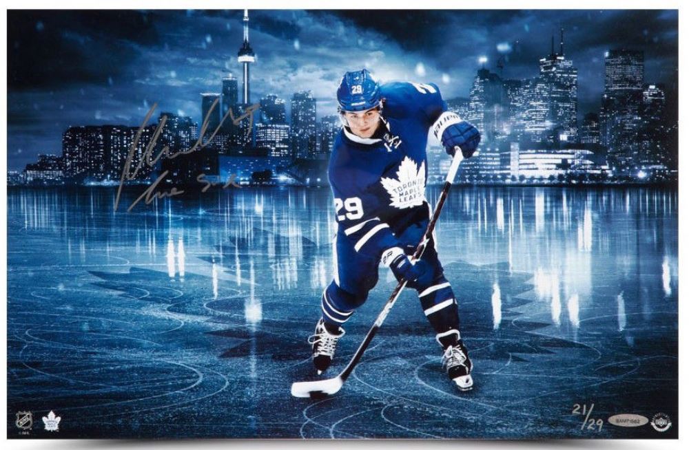 William Nylander Signed Maple Leafs "Toronto Skyline" 11x17 Limited ...