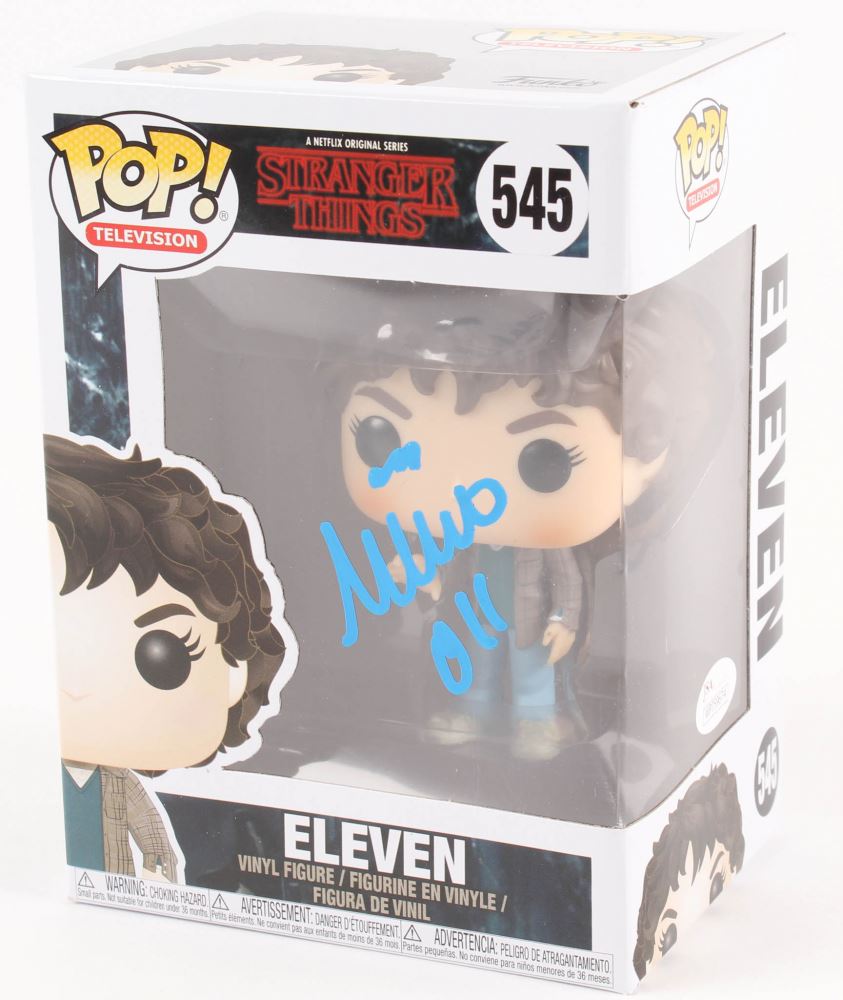 Millie Bobby Brown Signed "Stranger Things" Eleven #545 Funko Pop ...