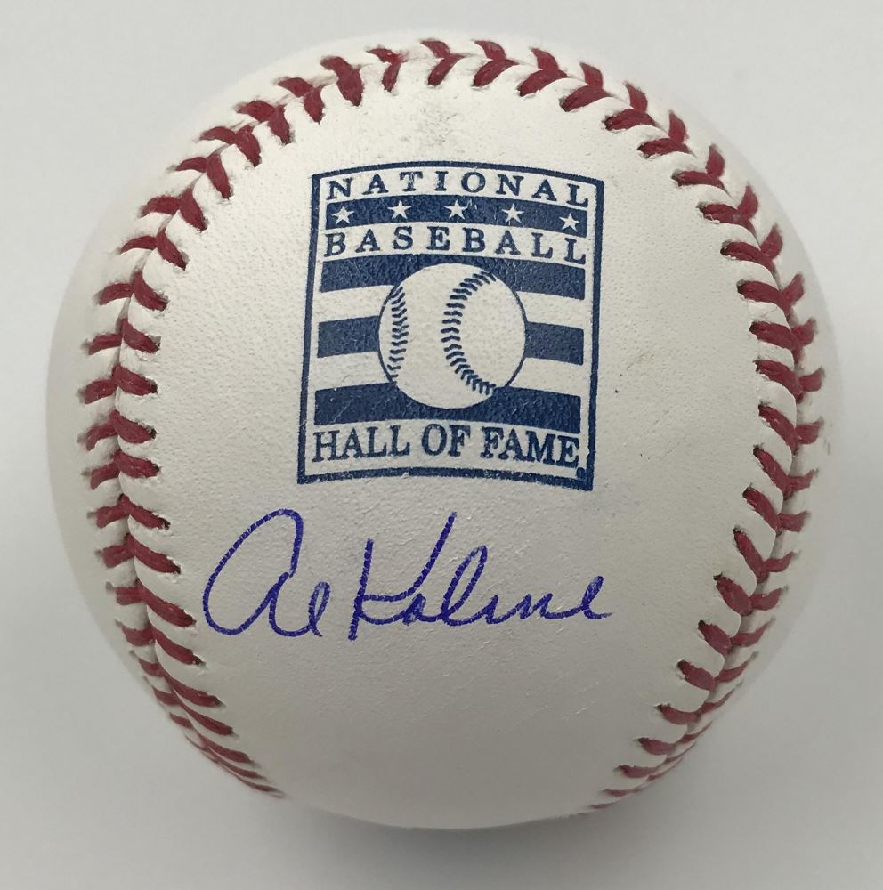 Al Kaline Signed National Baseball Hall of Fame Logo Baseball (MLB)