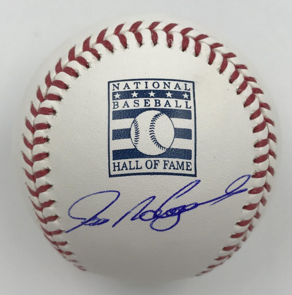 Ivan Rodriguez Signed Hall of Fame Logo Baseball (MLB)