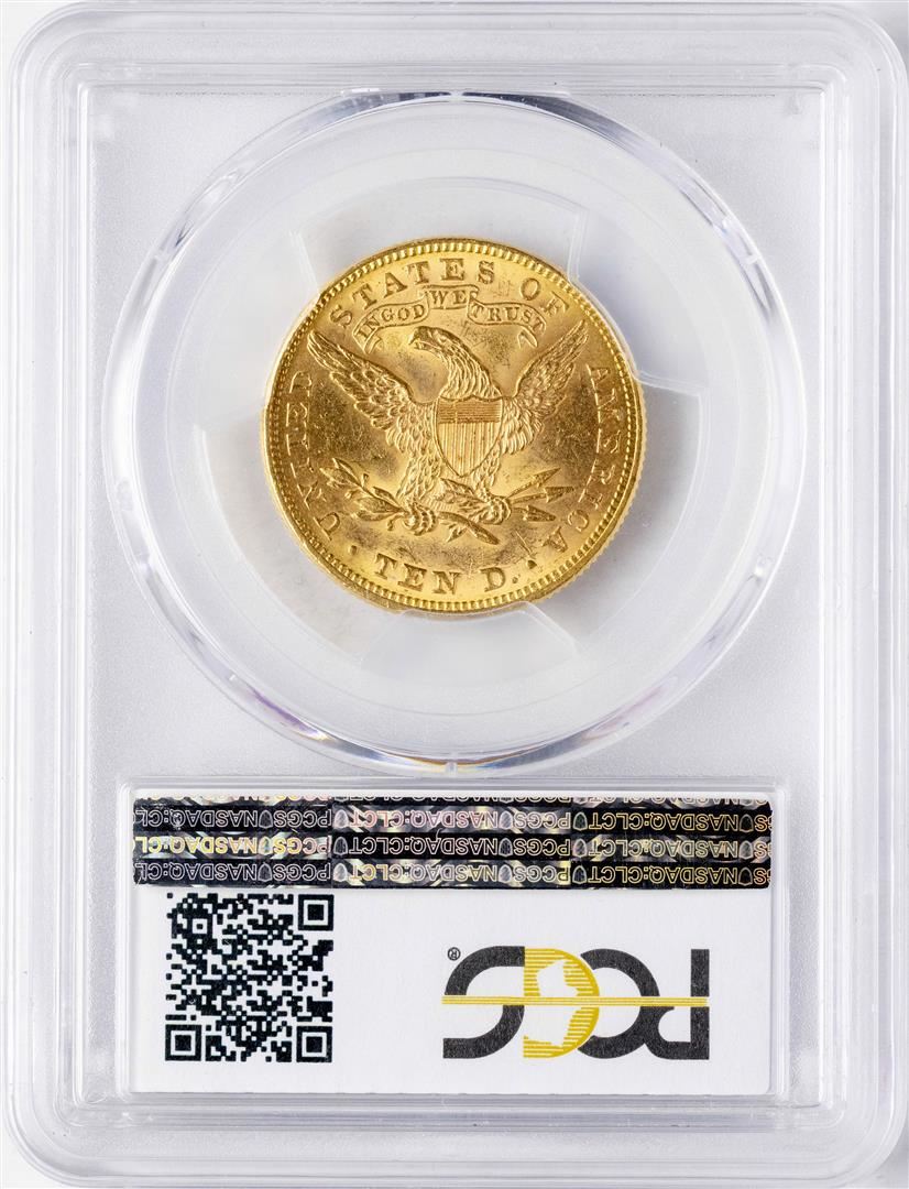 1882 $10 Liberty Head Eagle Gold Coin PCGS MS61