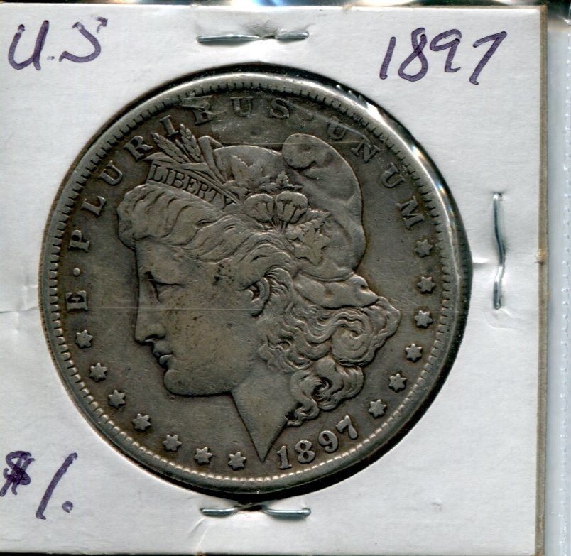 1897 USA SILVER "MORGAN" DOLLAR - Schmalz Auctions