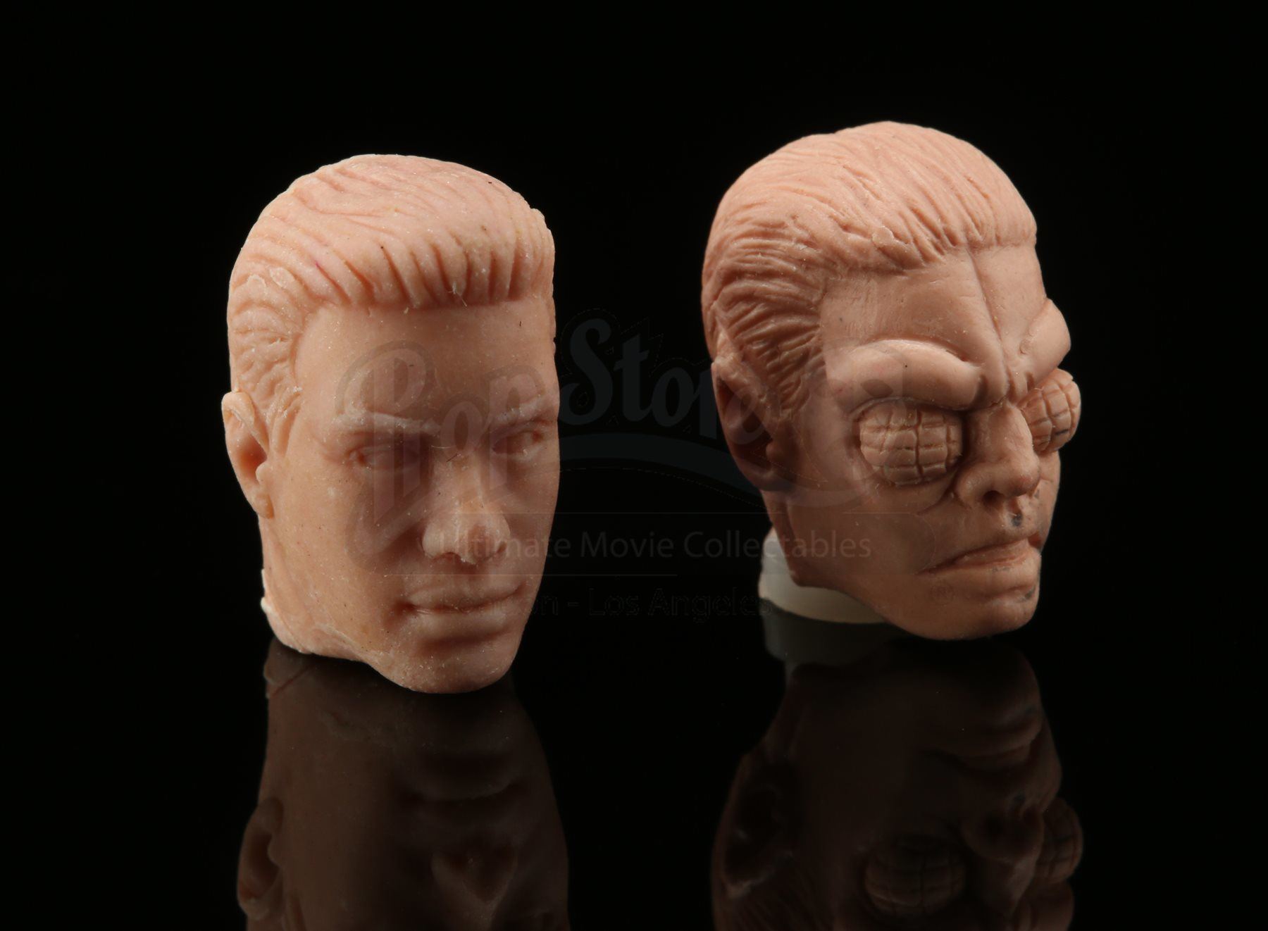 Lot # 603: 2 Marco Beetle Animorphs Head Sculptings
