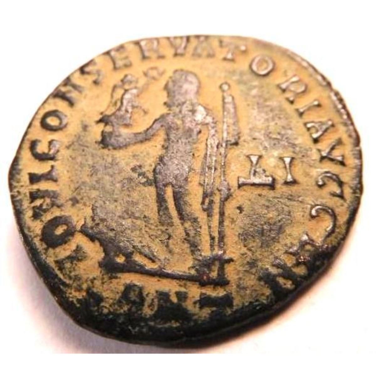 Bronze coin of Constantine I (307-337 A.D.)