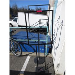 2 Metal Placard Display Frames