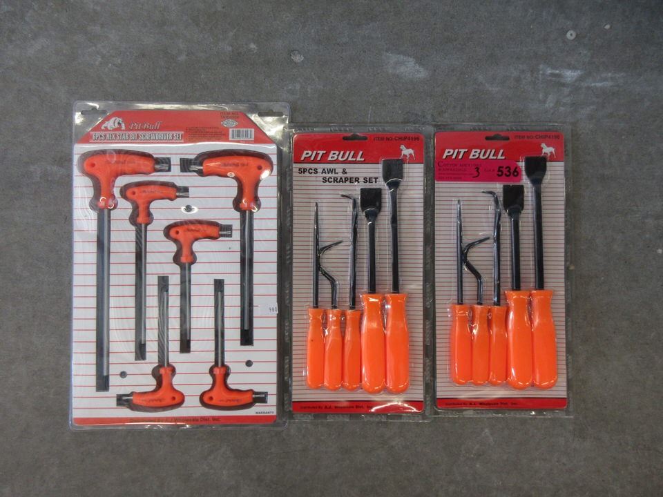 3 New Pit Bull Hand Tool Set
