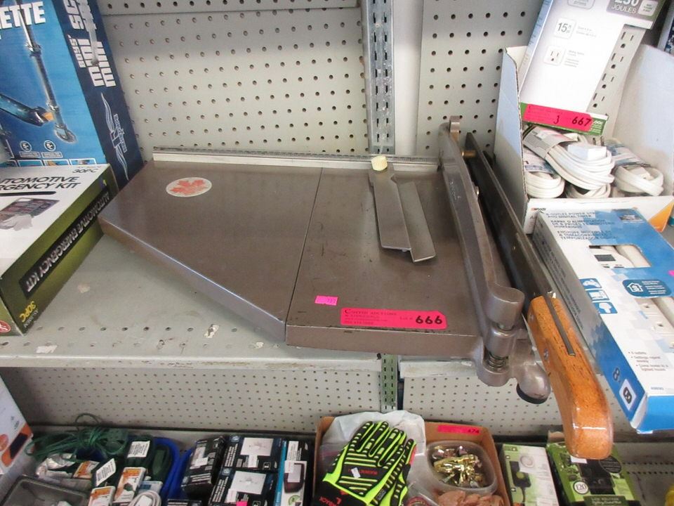 Vintage Heavy Duty Gestetner Paper Cutter