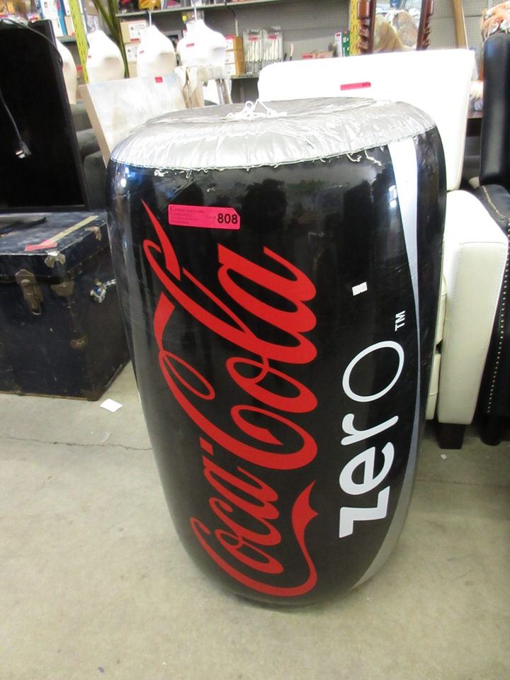 39" Tall Inflatable Coke Zero Display