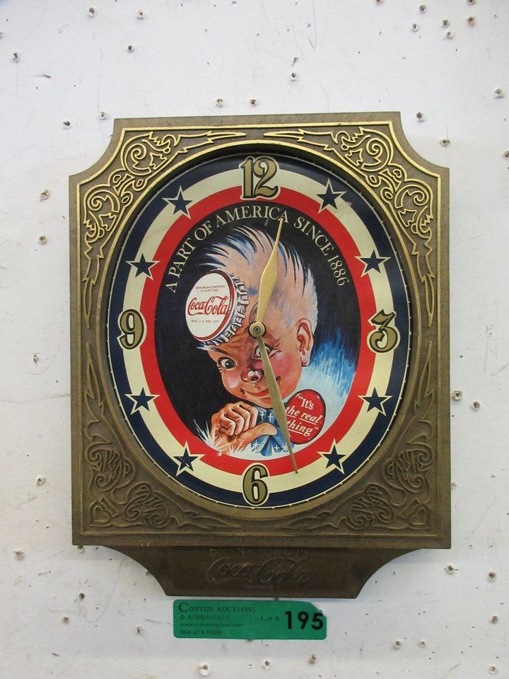 Coca-Cola Sprite Boy Battery Operated Wall Clock