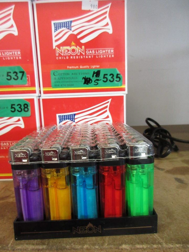 5 Cases of New Neon Gas Lighters