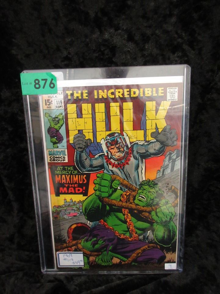 1969 "The Incredible Hulk #119" Marvel Comic