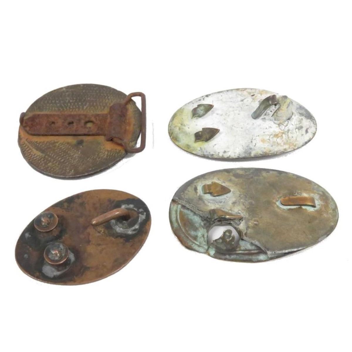 Group of Civil War C.S.A. Museum Replica Belt Buckles