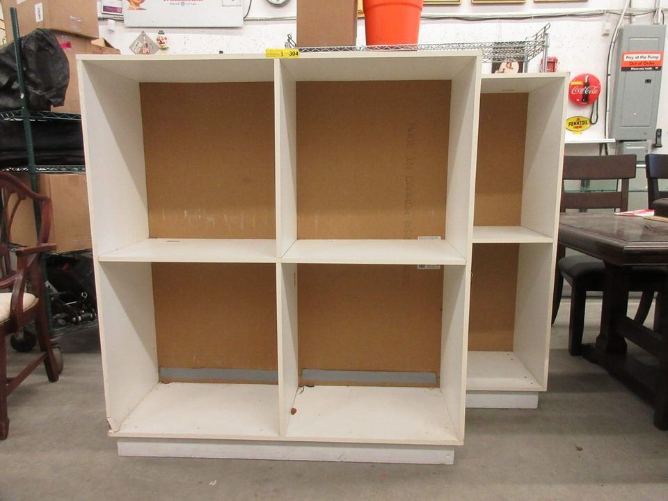 2 Cubby Style Shelves
