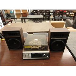 Vintage Webcor Stereo System with Garrard Turntable
