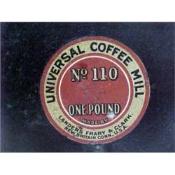 Tin Universal Coffee Mill, No. 110 One Pound by La