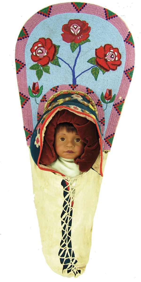 Nez Perce Beaded Cradleboard