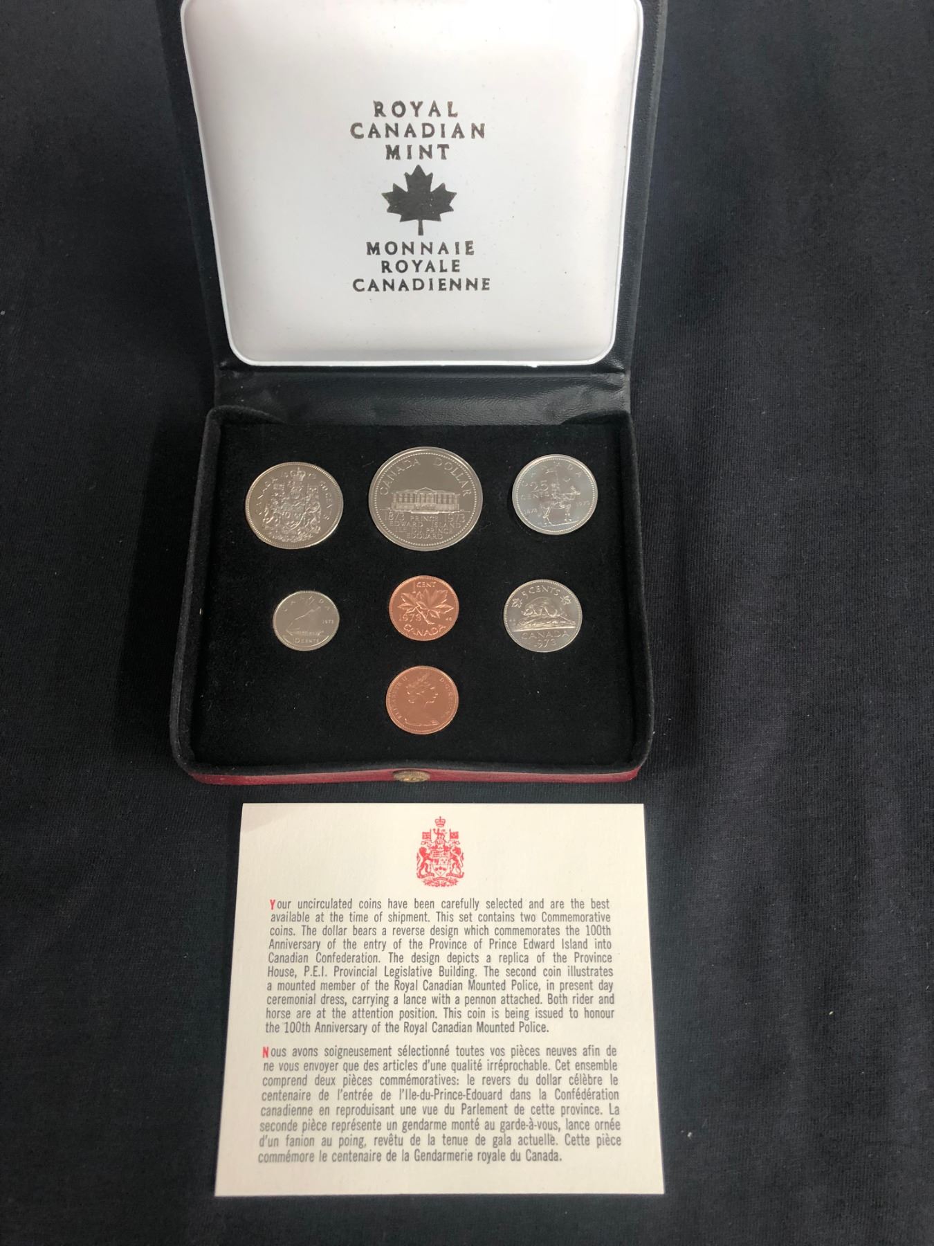 Canada 1873-1973 PEI Centennial 7 Piece Coin Set