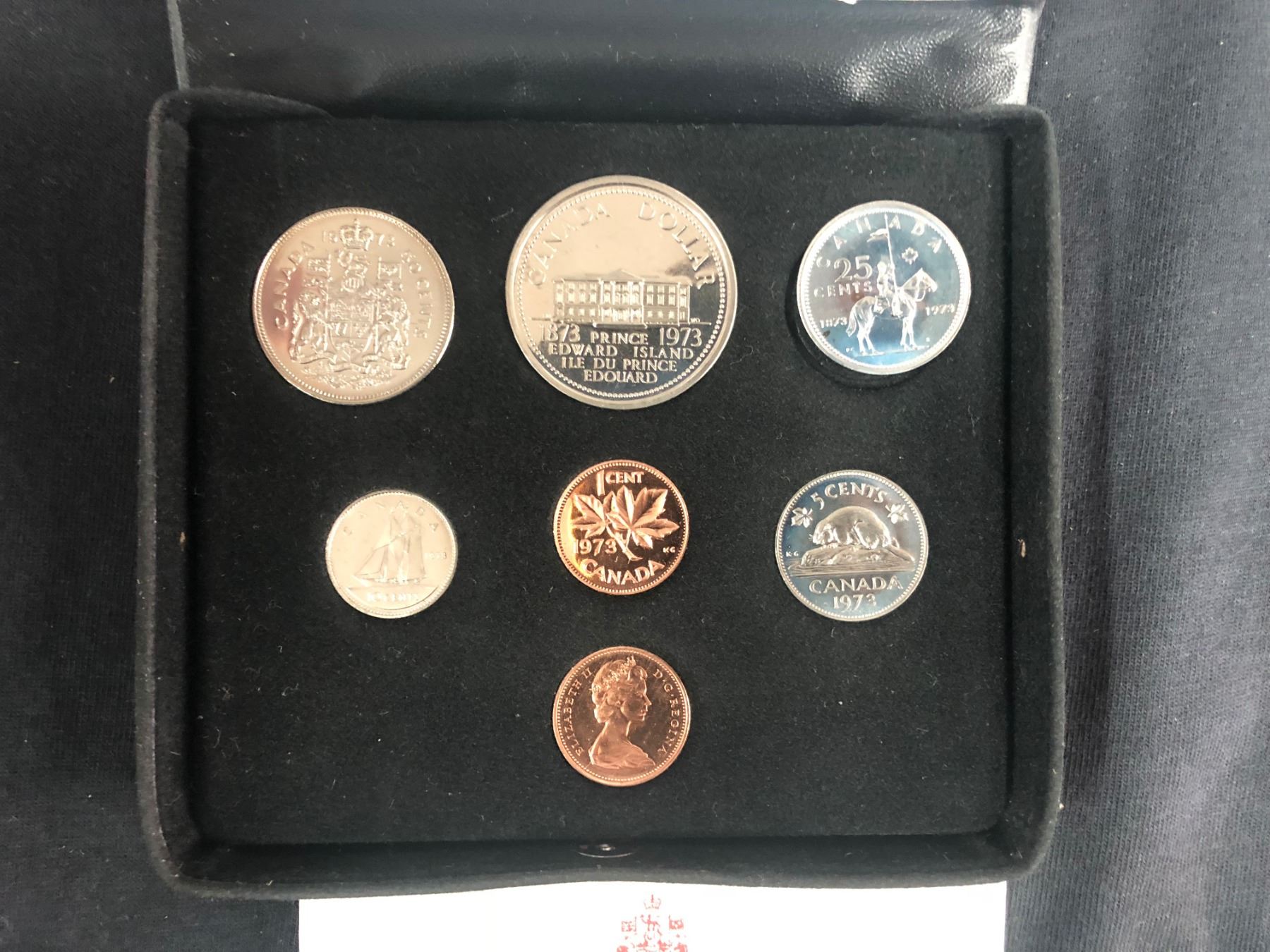 Canada 1873-1973 PEI Centennial 7 Piece Coin Set