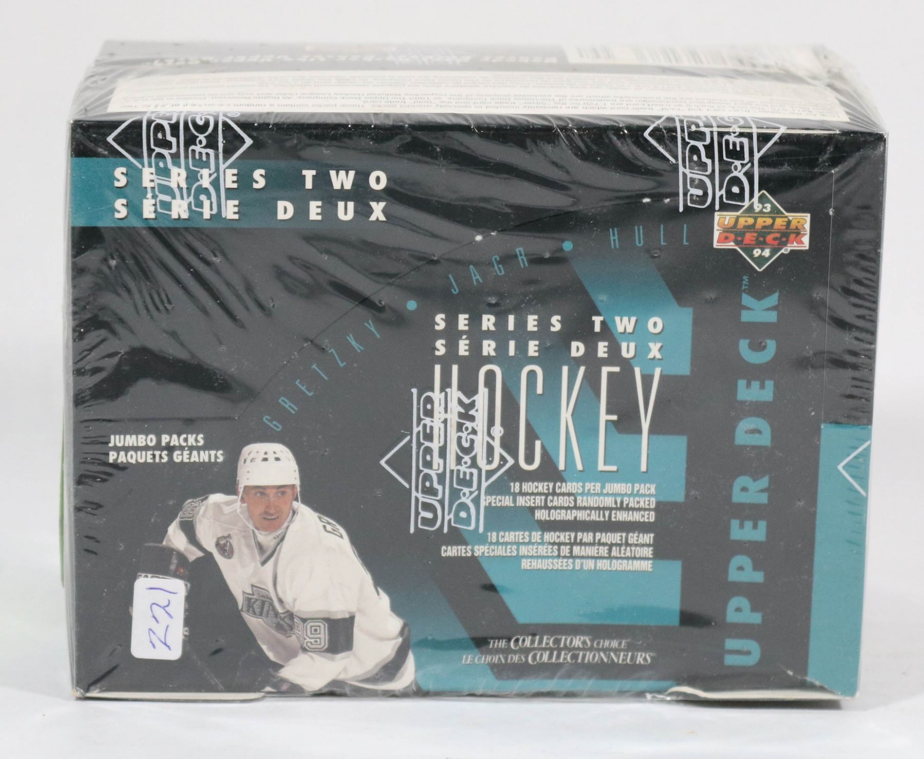 1993-94 UPPER DECK HOCKEY JUMBO FACTORY SEALED BOX