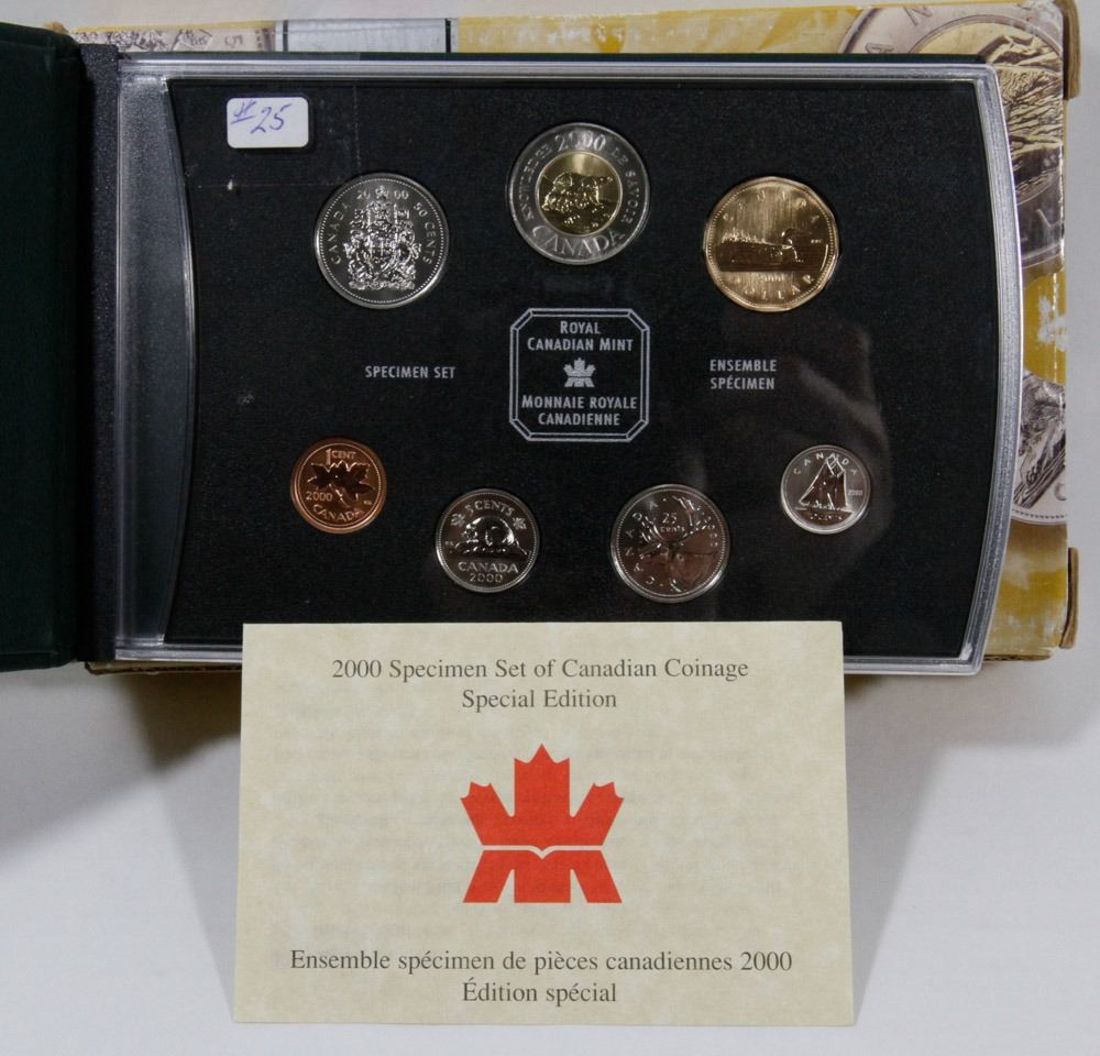 2000 CANADA SPECIMEN SEALED COIN SET