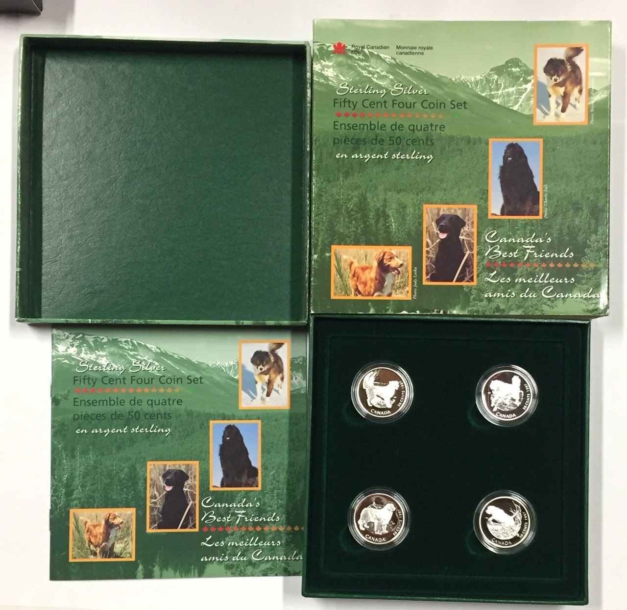 Canada 1997 50 Cents Canada's Best Friends - Dogs Coin Set