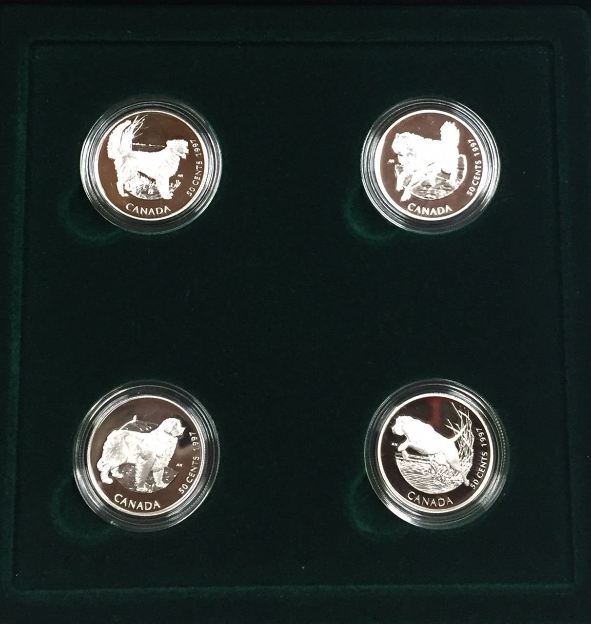 Canada 1997 50 Cents Canada's Best Friends - Dogs Coin Set