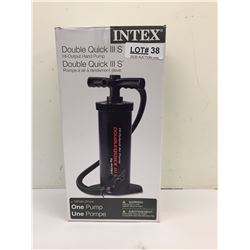 INTEX HAND PUMP - ONE PUMP DOUBLE QUICK