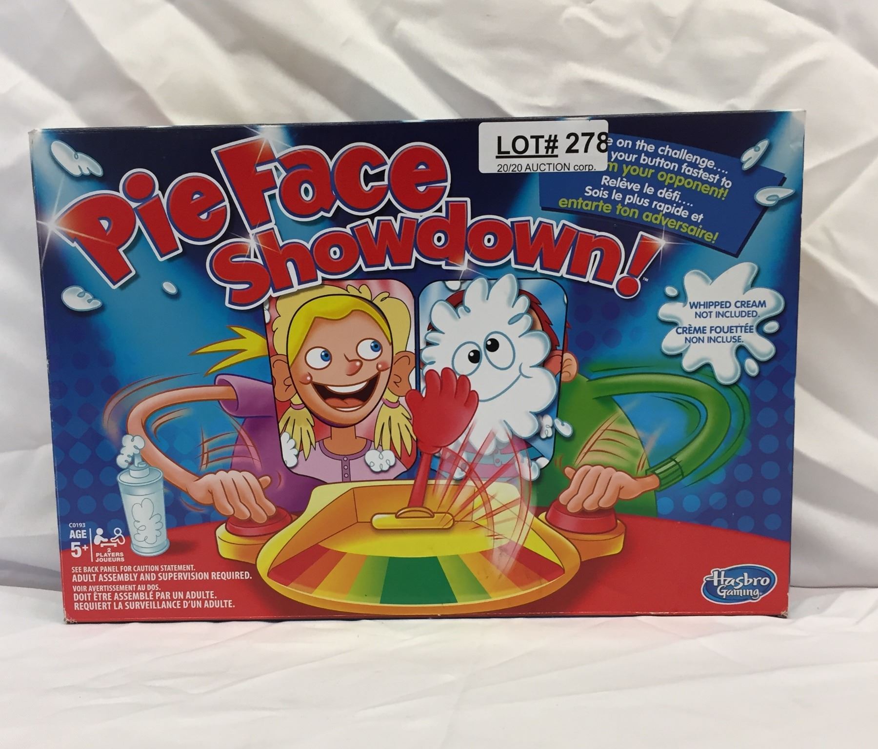 HASBRO PIEFACE SHOWDOWN GAME