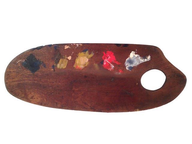 Tulip Fever Jan Van Loos (Dane DeHann) Palette Movie Props