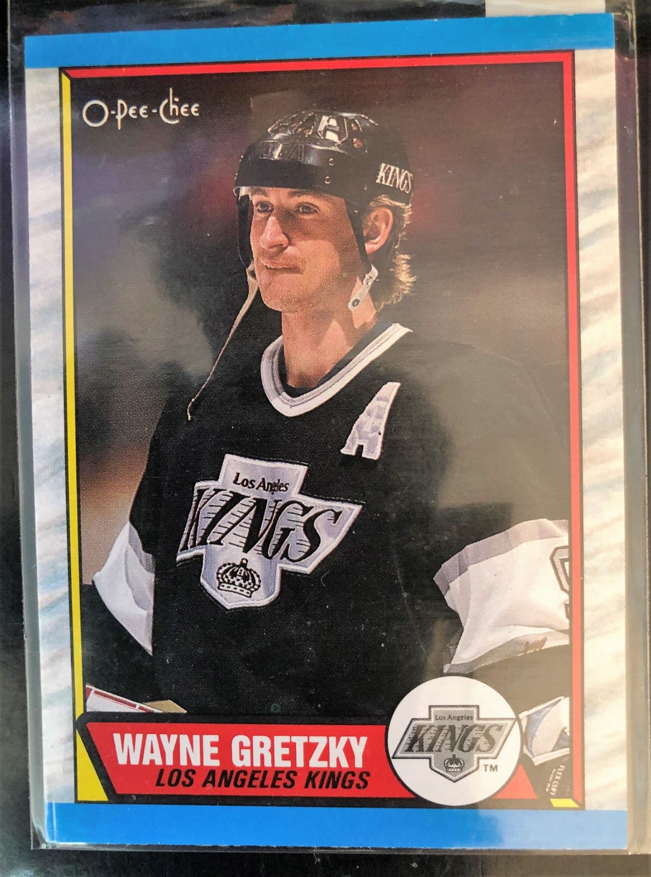 1989-90 O-Pee-Chee Wayne Gretzky Card #156