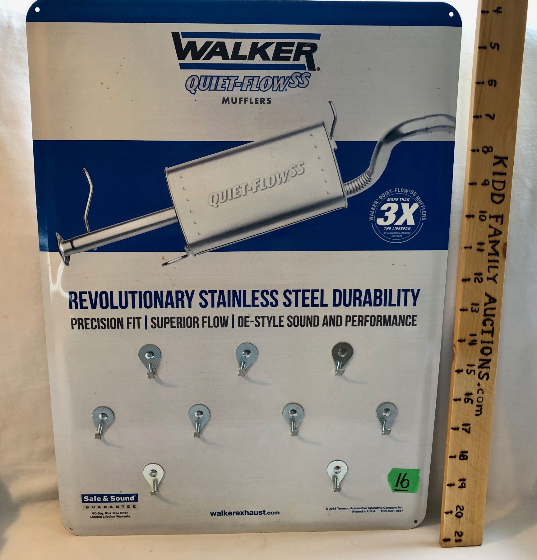 WALKER MUFFLERS SST SIGN