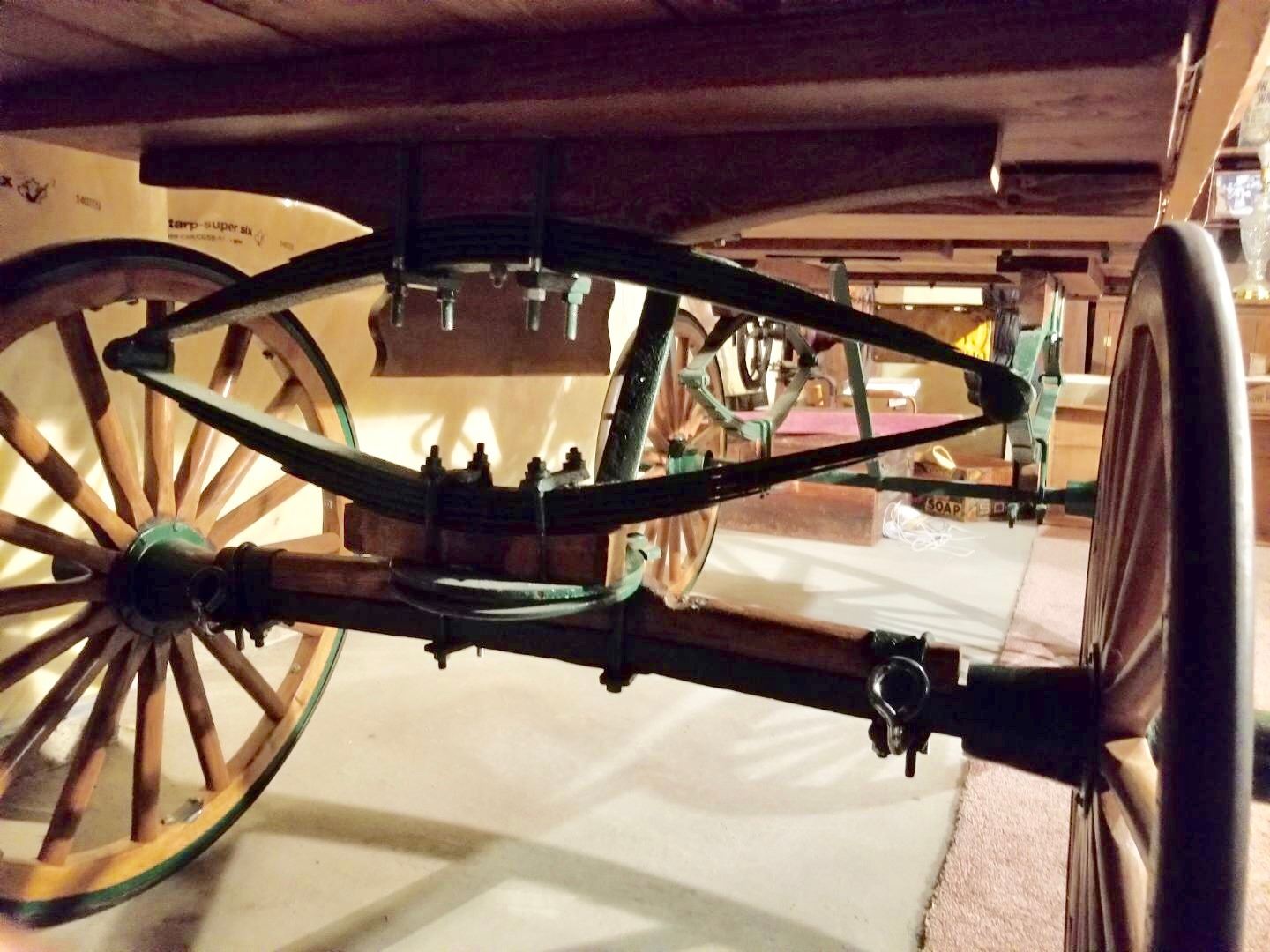 ANTIQUE HORSE DRAWN GROCERY DELIVERY WAGON